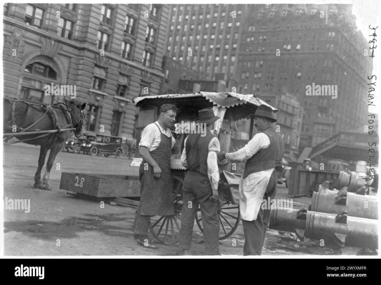 Vendor on the street Cut Out Stock Images & Pictures - Alamy