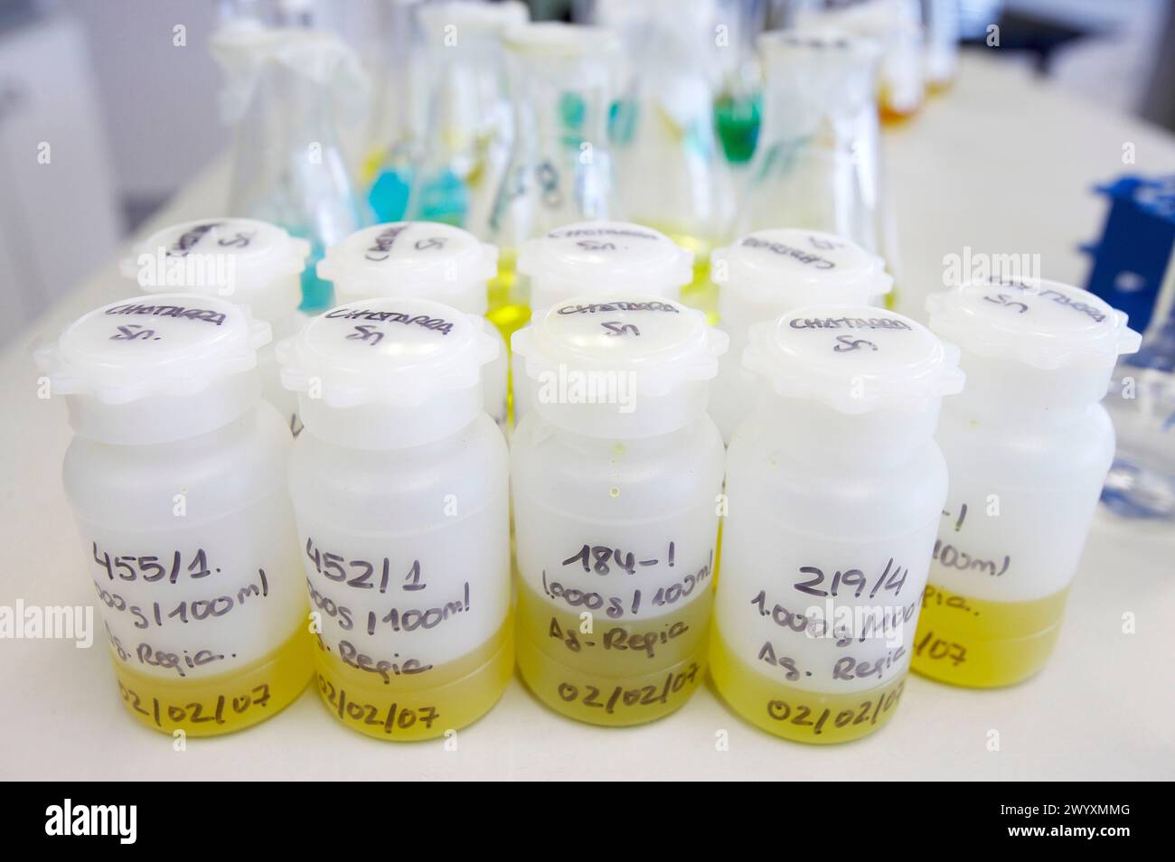 Chemical Characterization Laboratory Stock Photo - Alamy