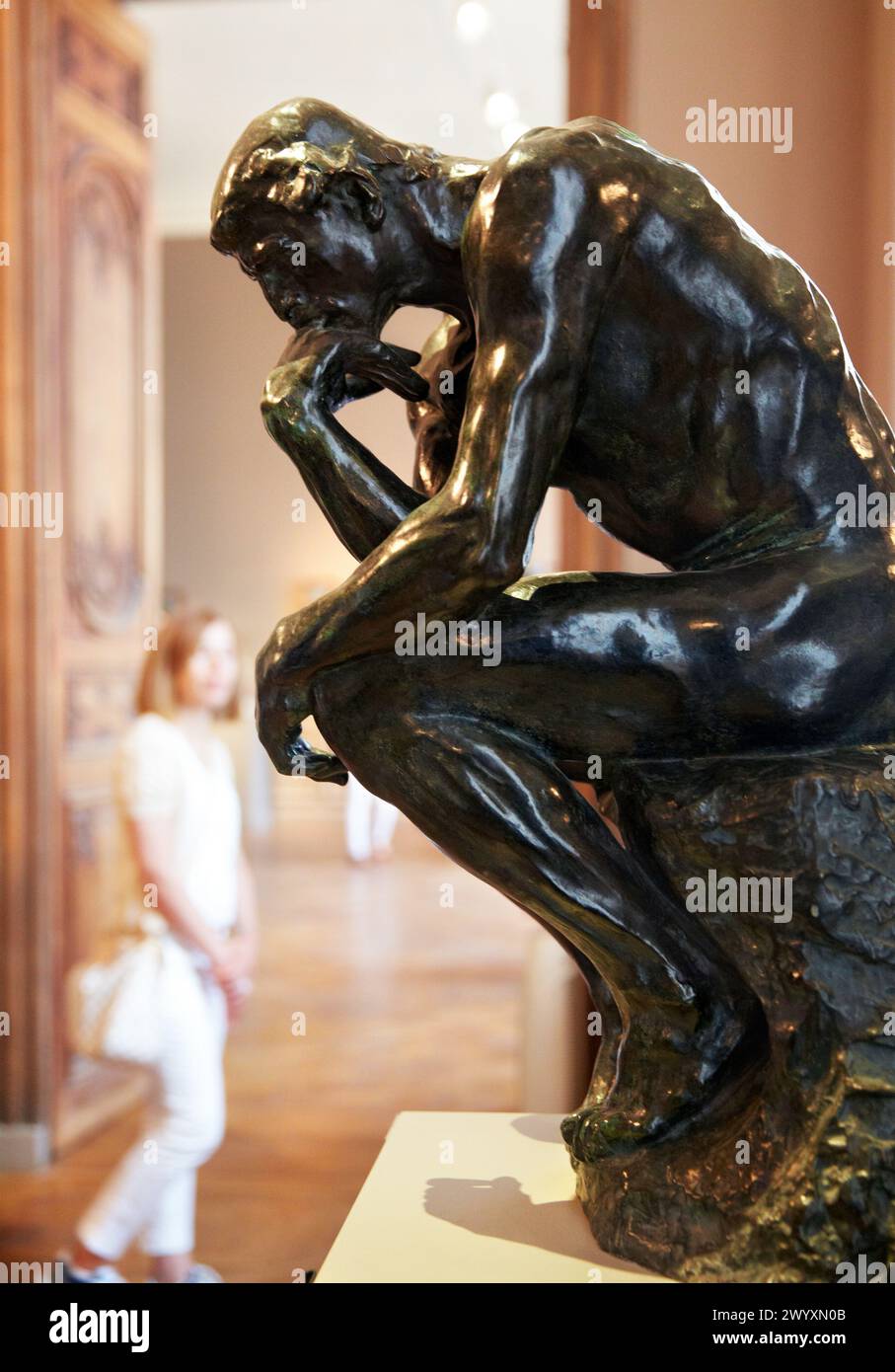 The Thinker, sculpture by Auguste Rodin. Rodin Museum. Paris. France Stock Photo - Alamy