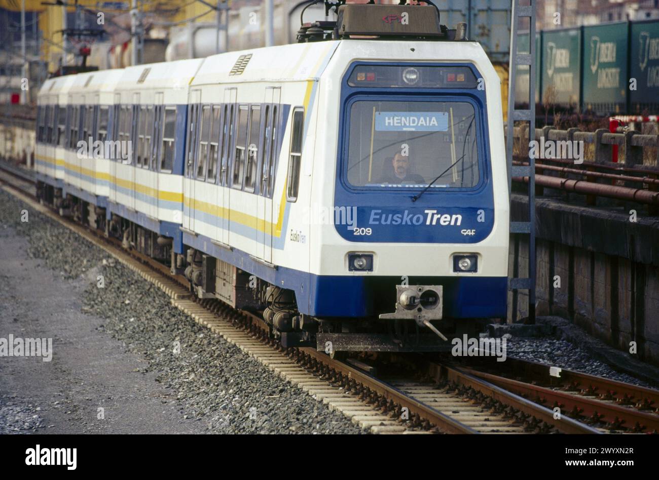 Train station. Irun. Spain Stock Photo - Alamy