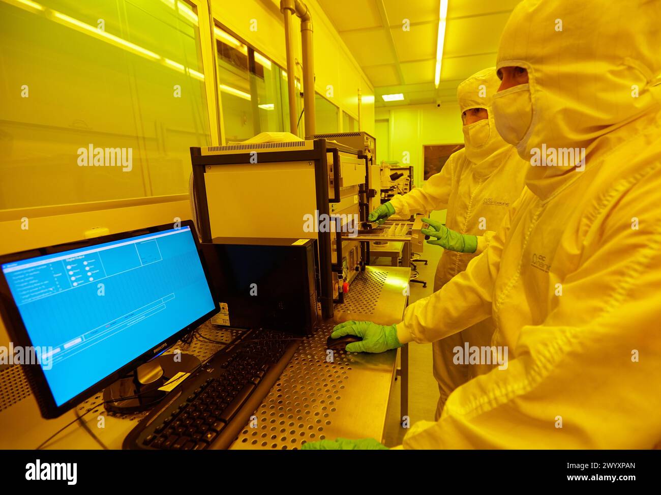 Unitemp double pack oven. Photolithography Room. Cleanroom ...