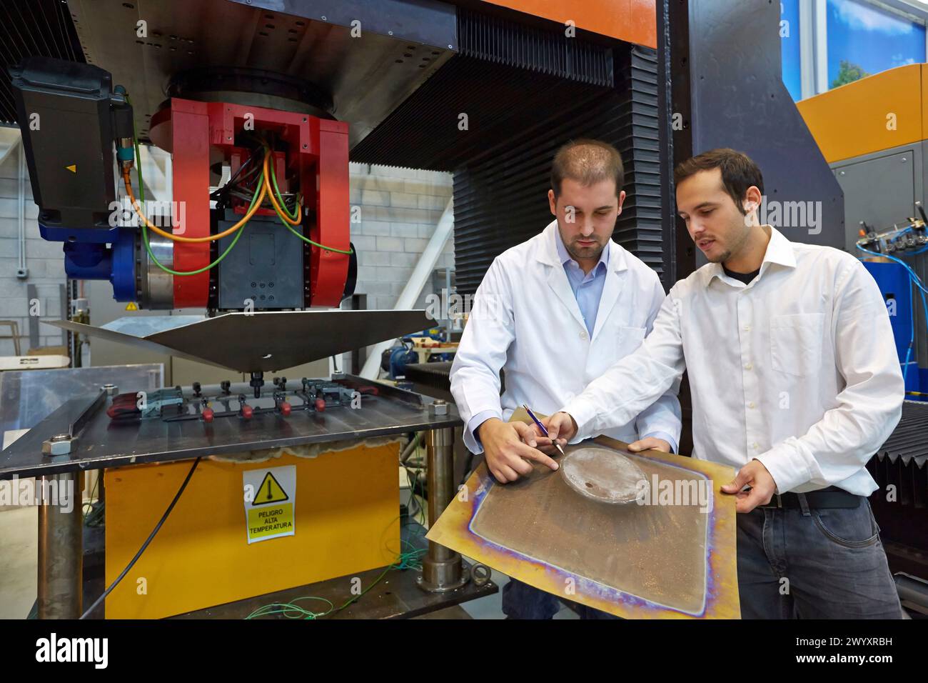 ATOM machine Forming thermally assisted incremental sheet to perform ...