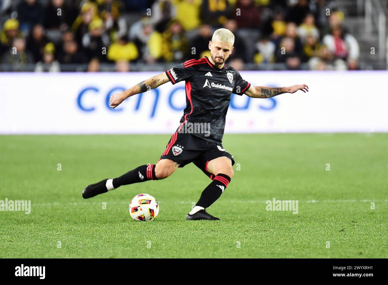 April 6, 2024: D.C. United midfielder Mateusz Klich (43) passes the ...