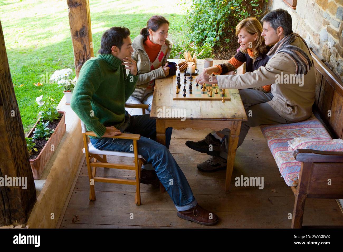 Four person chess hi-res stock photography and images - Alamy