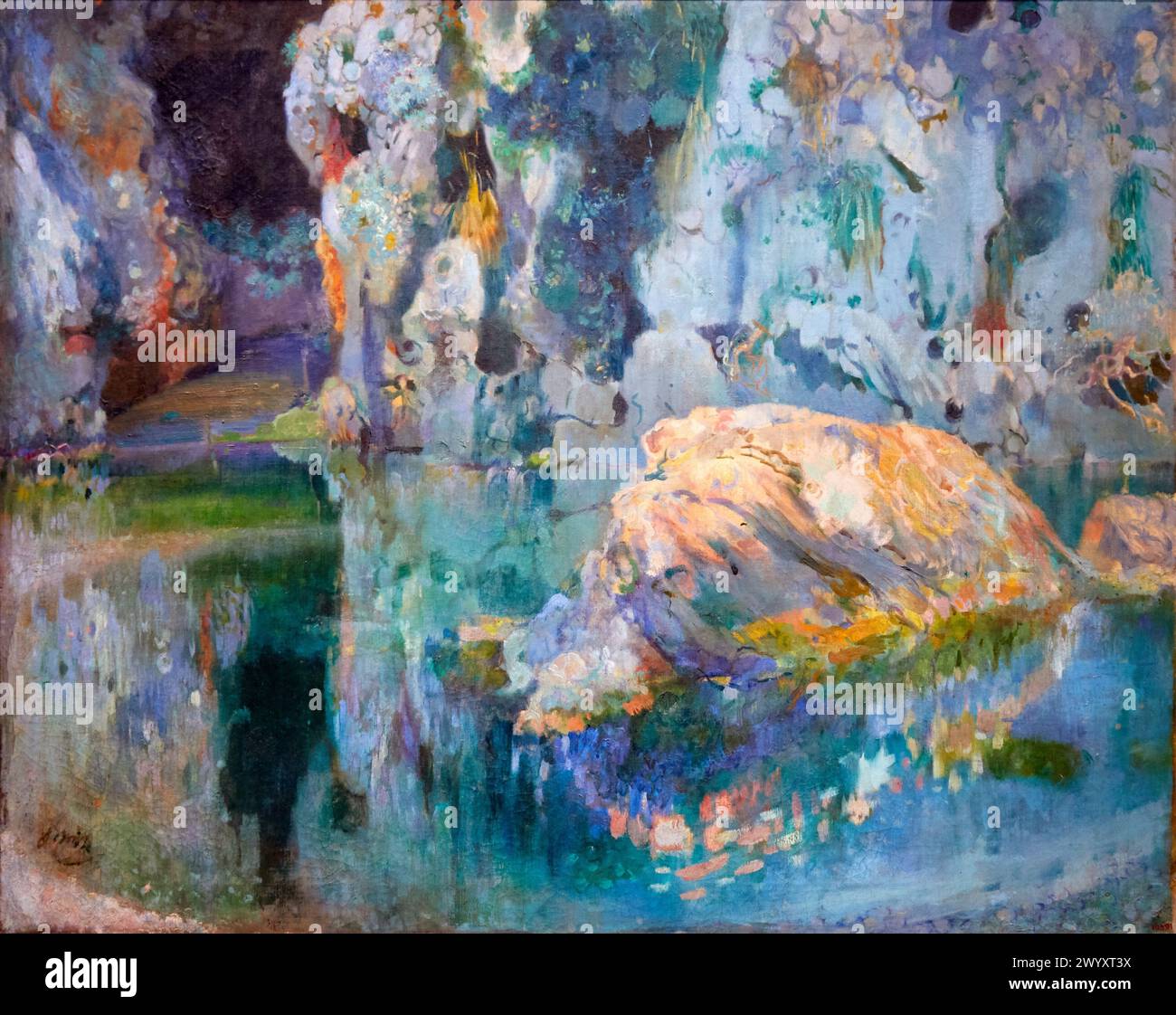 "The Rock in the Pond", c. 1903, Joaquim Mir, National Museum of ...