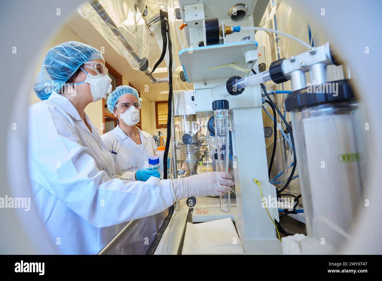 Spray Dryer. Hood. Pharmaceutical Development Laboratory. Pre ...