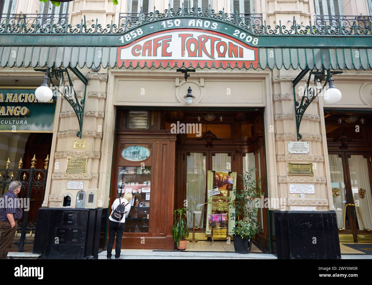 Cafe Tortoni. Avenida de Mayo. Buenos Aires. Argentina Stock Photo - Alamy