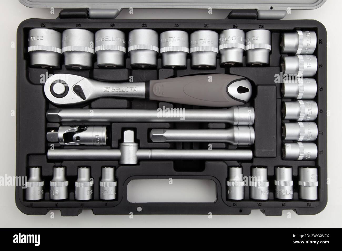Socket spanners, Industrial hand tool Stock Photo - Alamy