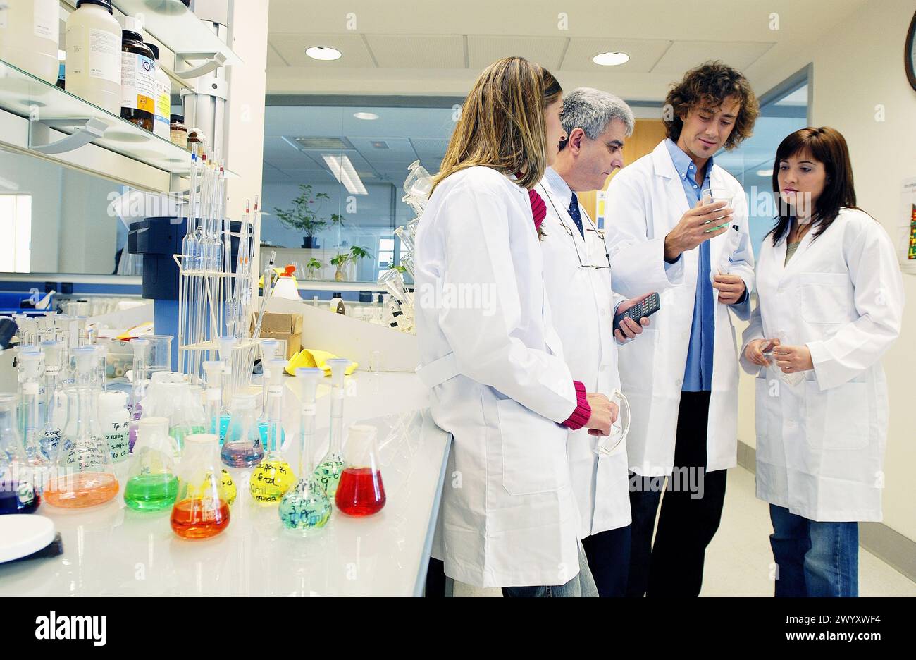 Chemical characterization laboratory Stock Photo - Alamy