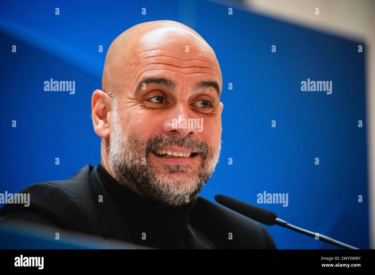 Madrid, Madrid, Spain. 8th Apr, 2024. Pep Guardiola, coach of ...