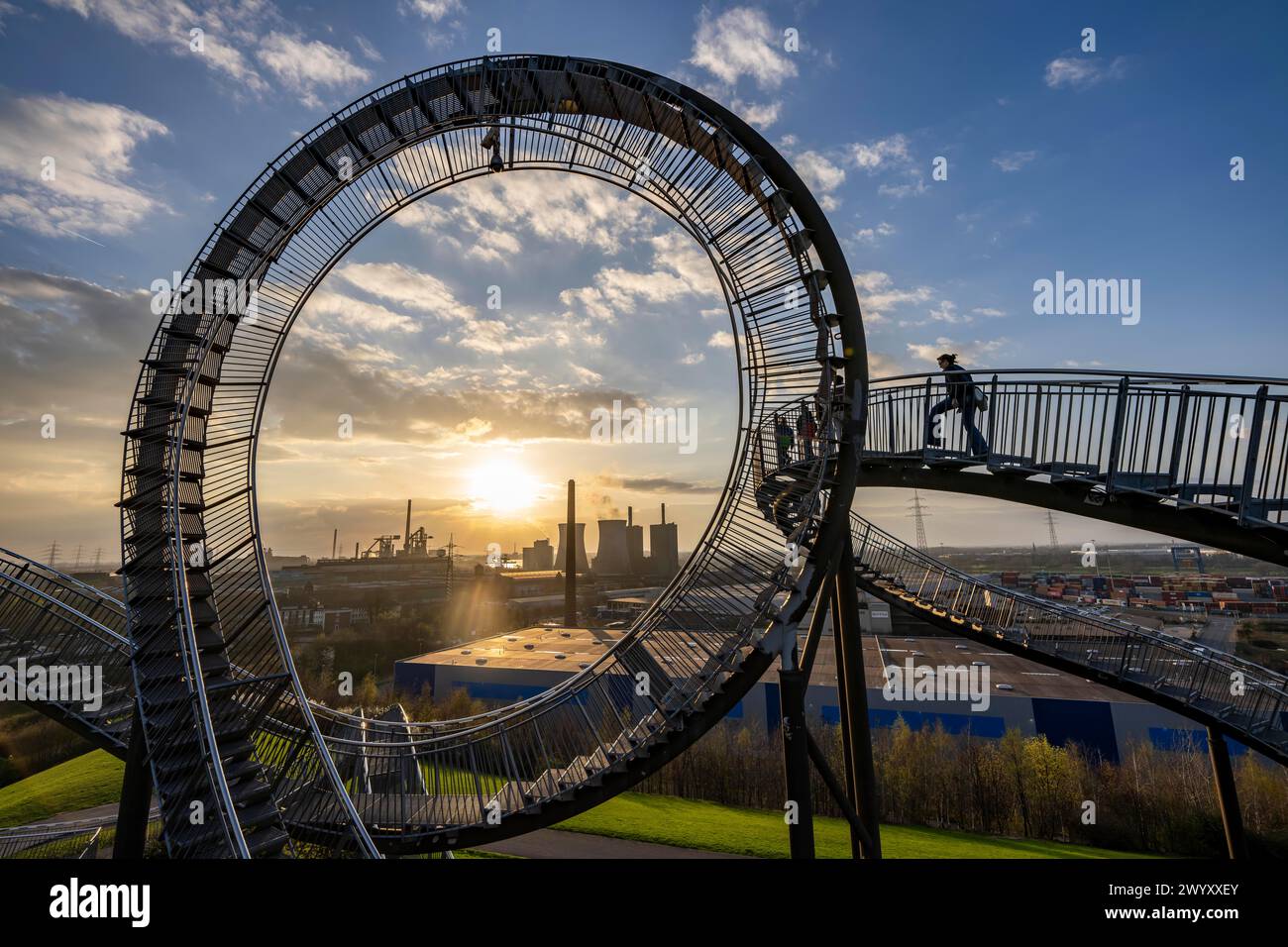Steel works, Hüttenwerke Krupp-Mannesmann, HKM in Duisburg-Hüttenheim ...