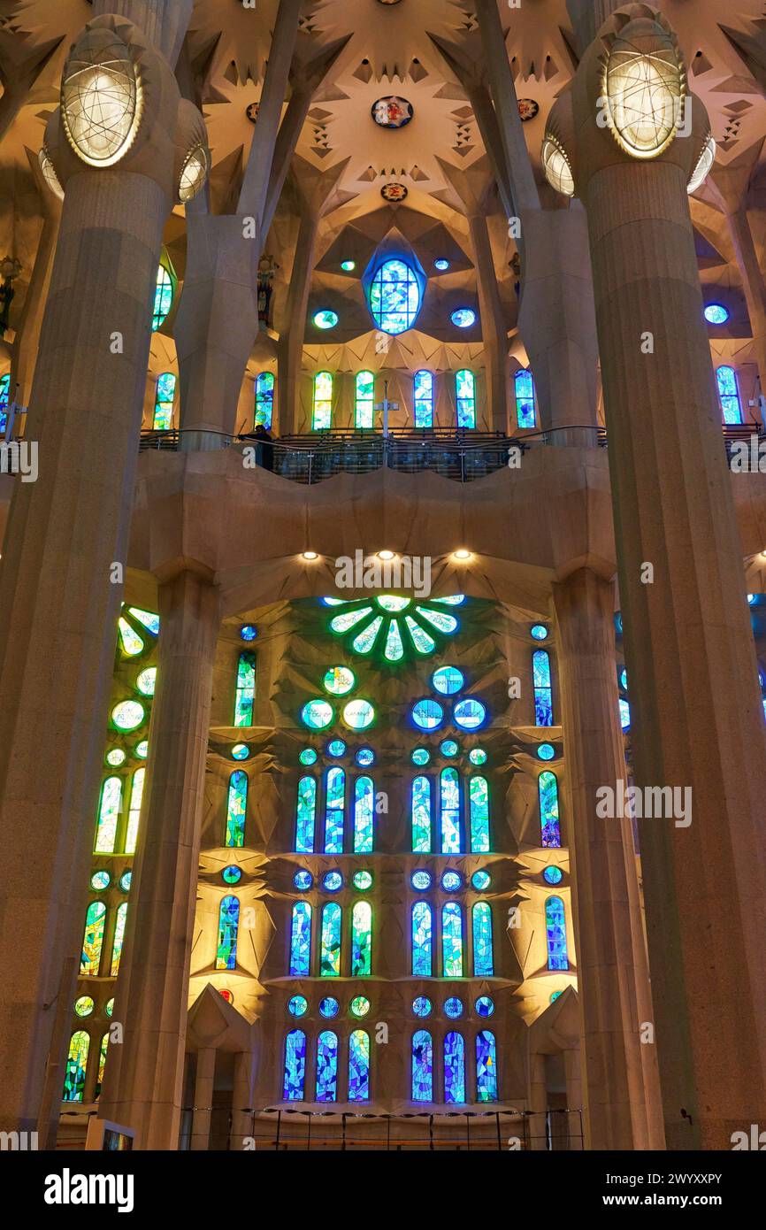 La Sagrada Familia Basilica. Barcelona. Spain.The Basilica and ...