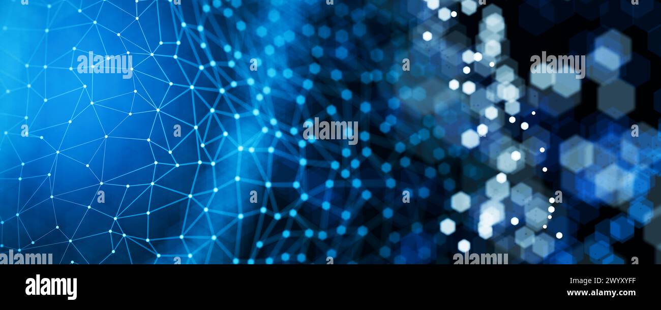 Big data. Abstract concepts of cybersecurity and digital data ...