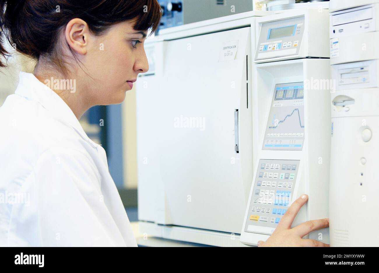 Gas Chromatographer With Thermal Conductivity Detector Tcd Electron Capture Detector Ecd