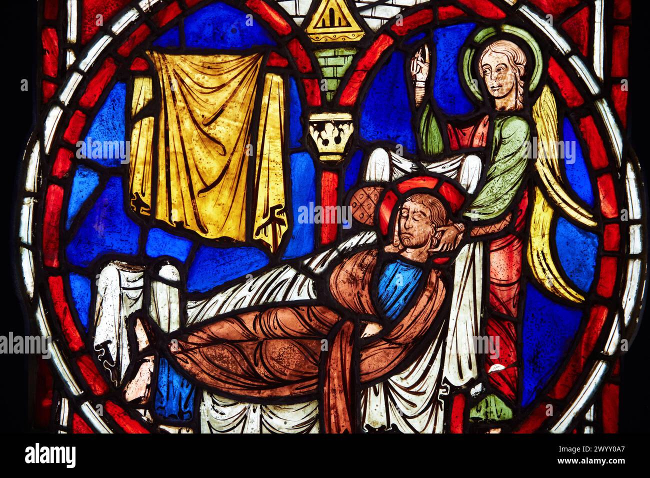 Vitraux de la Sainte-Chapelle de Paris. Musee du Moyen-Age Middle Ages ...