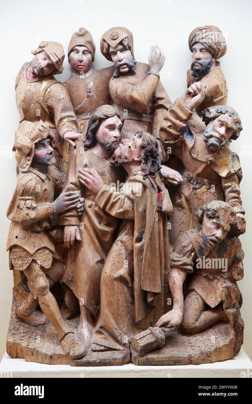 Le Baiser de Judas/ The kiss of Judas. Brabant, 1500. Musee du Moyen ...