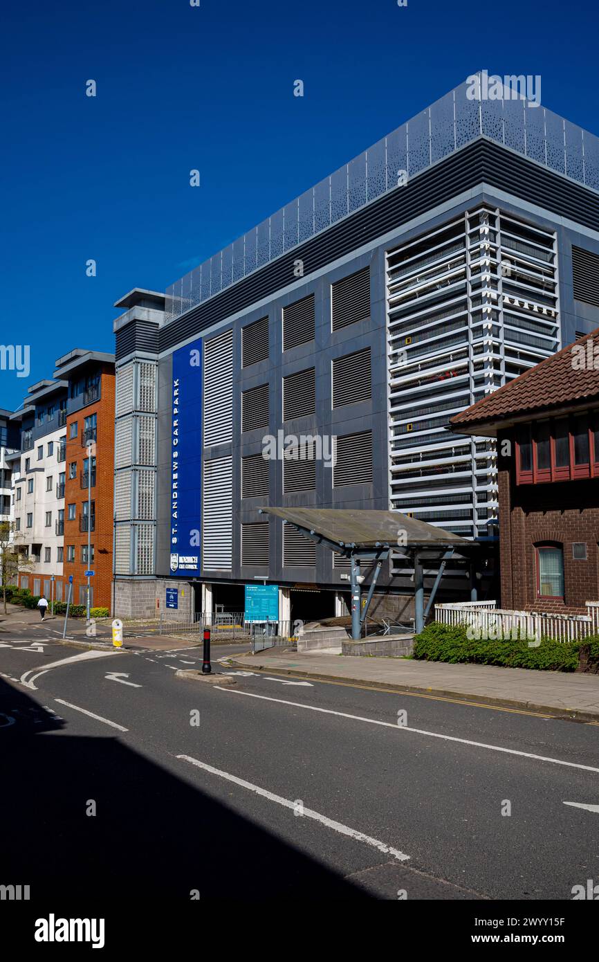 St. Andrews Car Park Norwich UK. Large multi storey car park with space ...