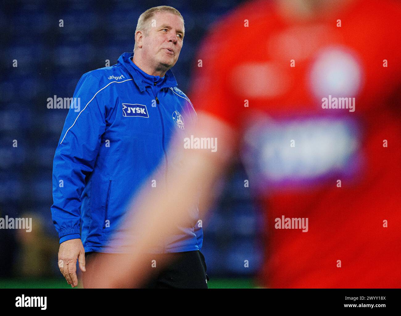 Silkeborg's Head Coach Kent Nielsen after the Superliga match between ...