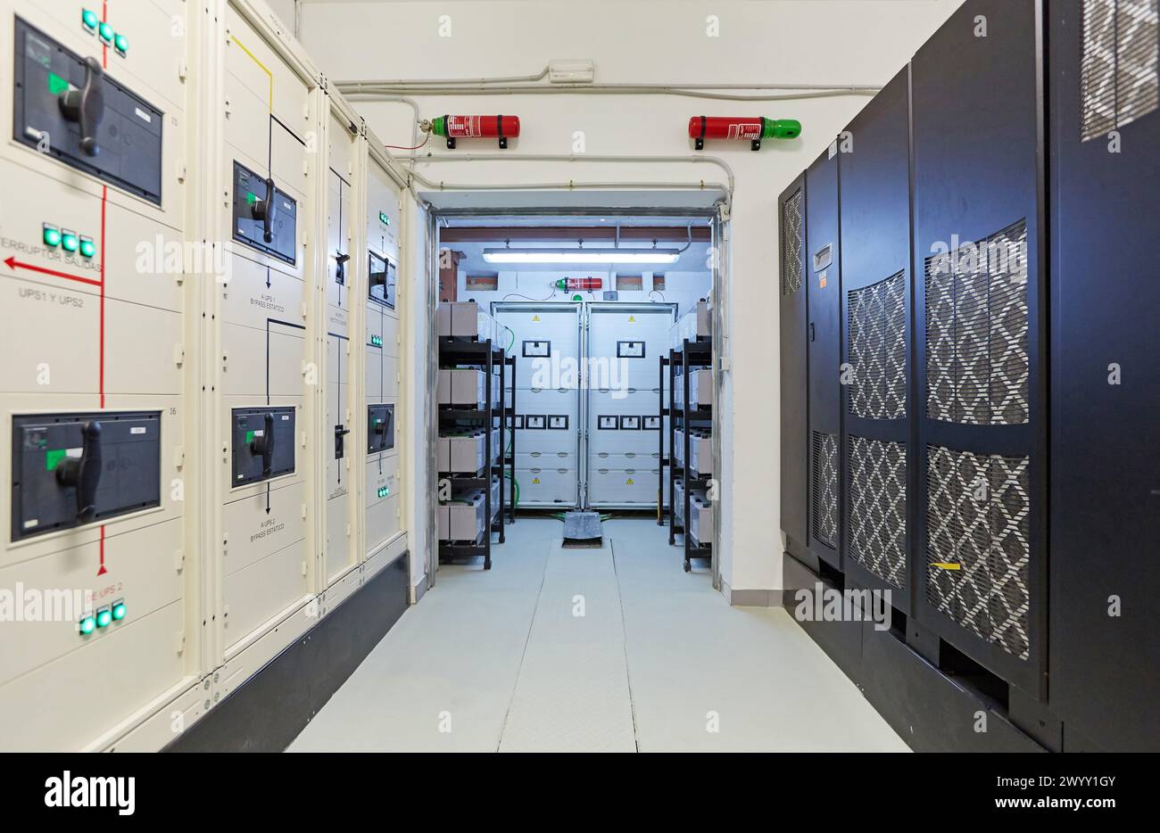 UPS, batteries for uninterrupted electricity, Wiring, electrical panels ...