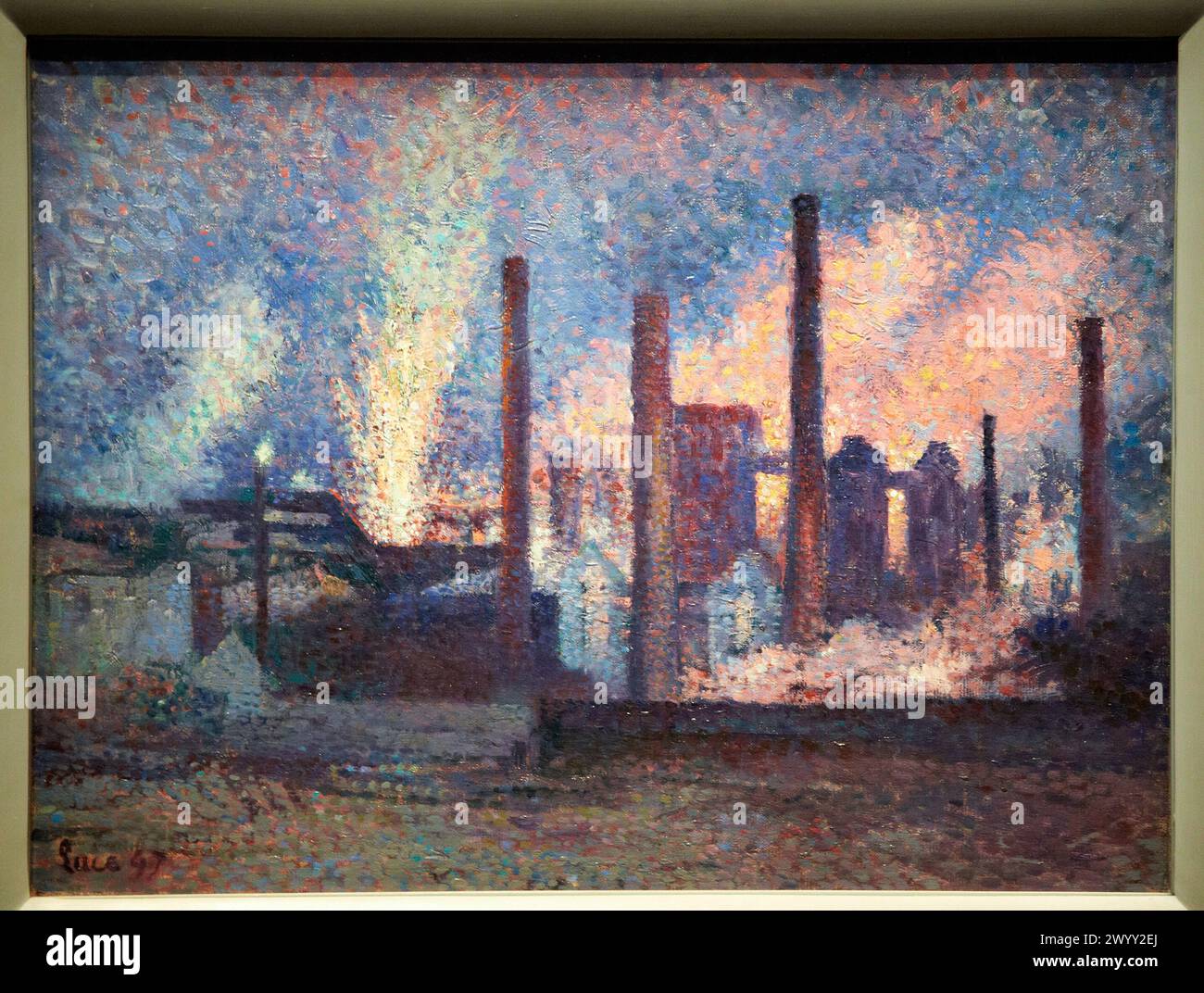 "Usines près de Charleroi" 1897. Maximilien Luce. Musée d'Orsay. Orsay ...