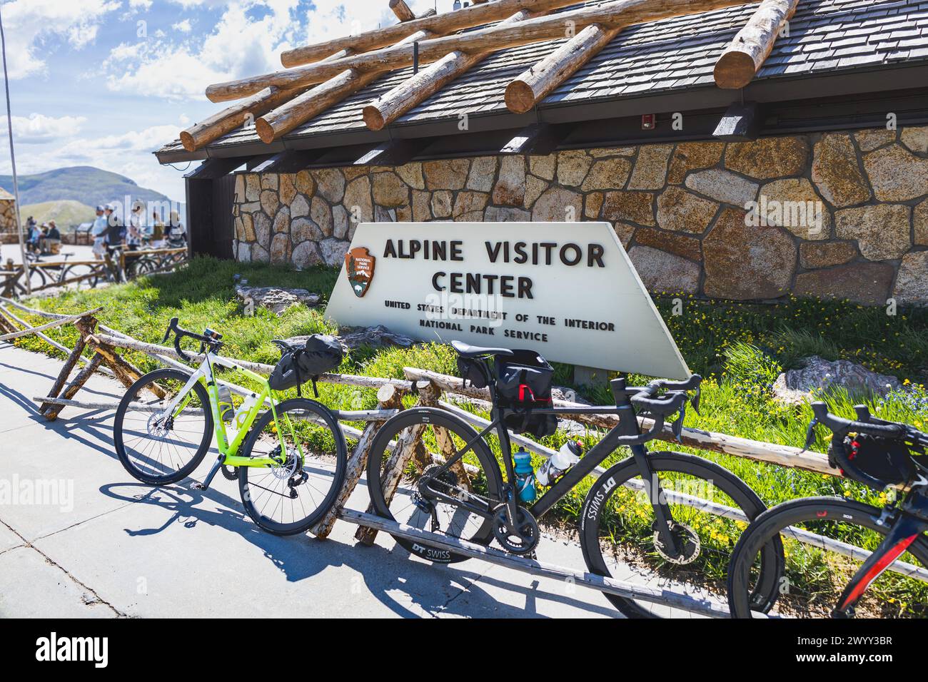 Colorado, USA: July 22, 2023: The Alpine Visitor Center, is located at ...