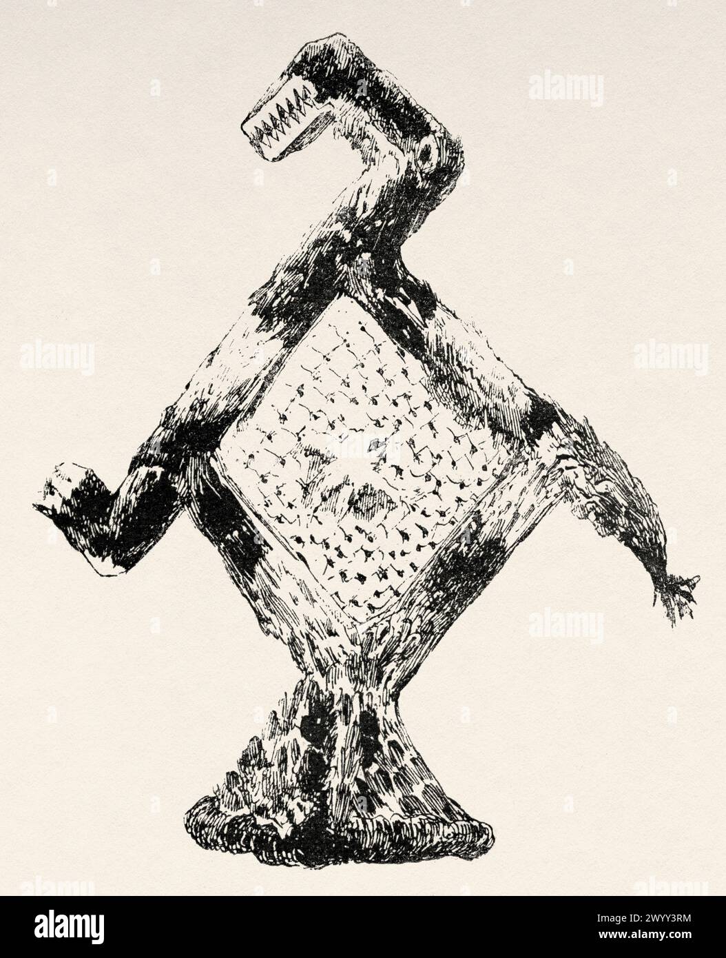 Ant torment, Wayana Indians tribe, French Guiana, South America ...