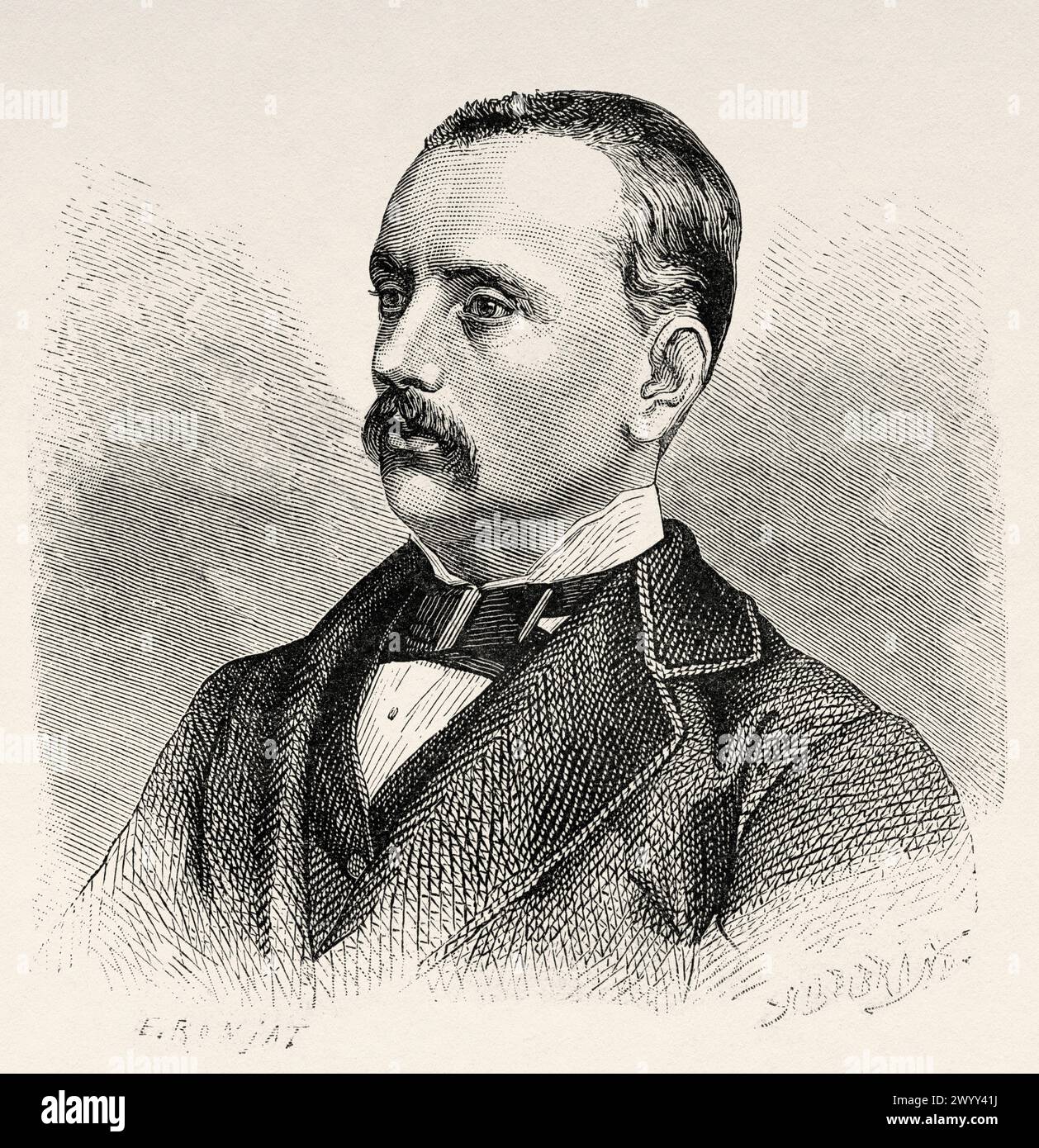 Portrait of Daniel David Veth (1850 – 1885) was a Dutch explorer and ...