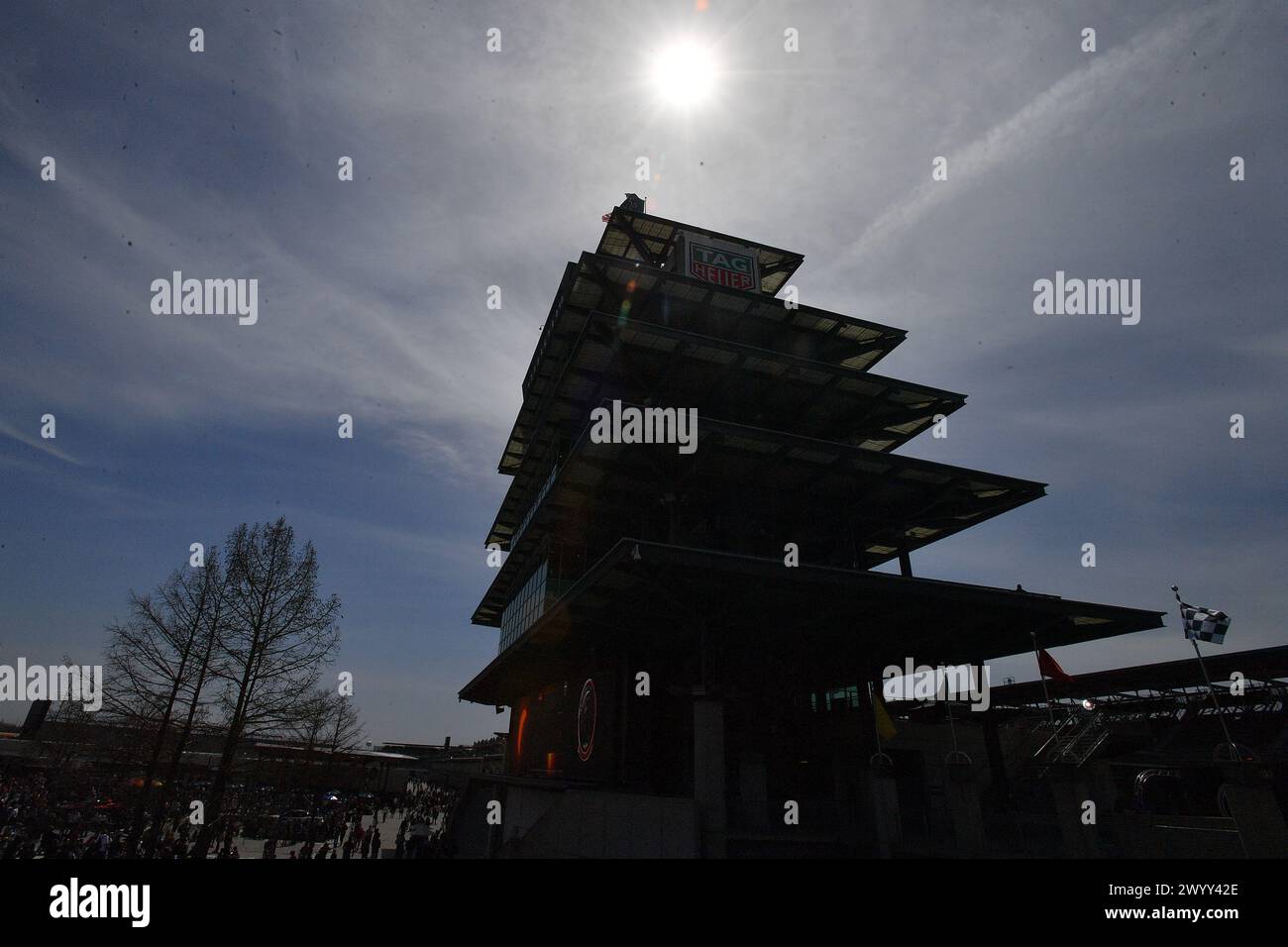 Indianapolis, United States. 08th Apr, 2024. An exterior view shows the ...