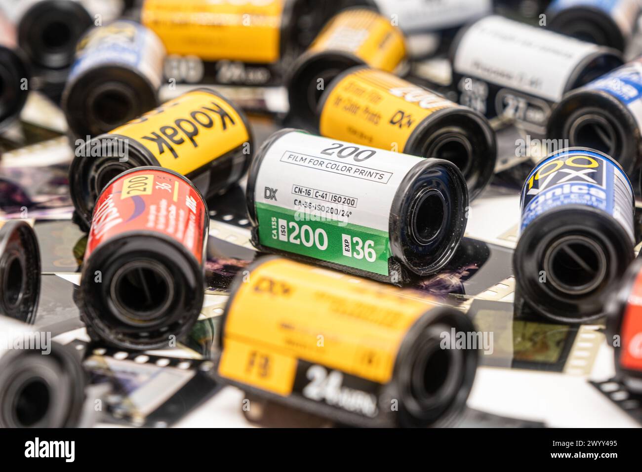 Negative film strip kodak hi-res stock photography and images - Alamy