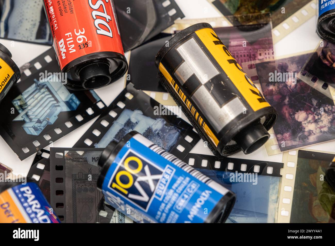 Fuji film strip hi-res stock photography and images - Alamy