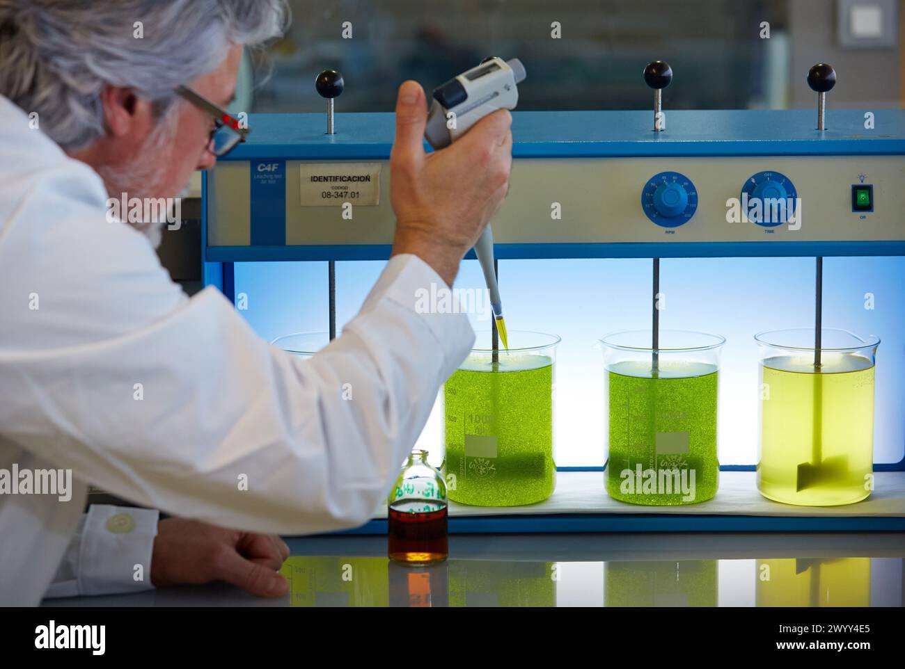 Precipitation of microalgae hi-res stock photography and images - Alamy