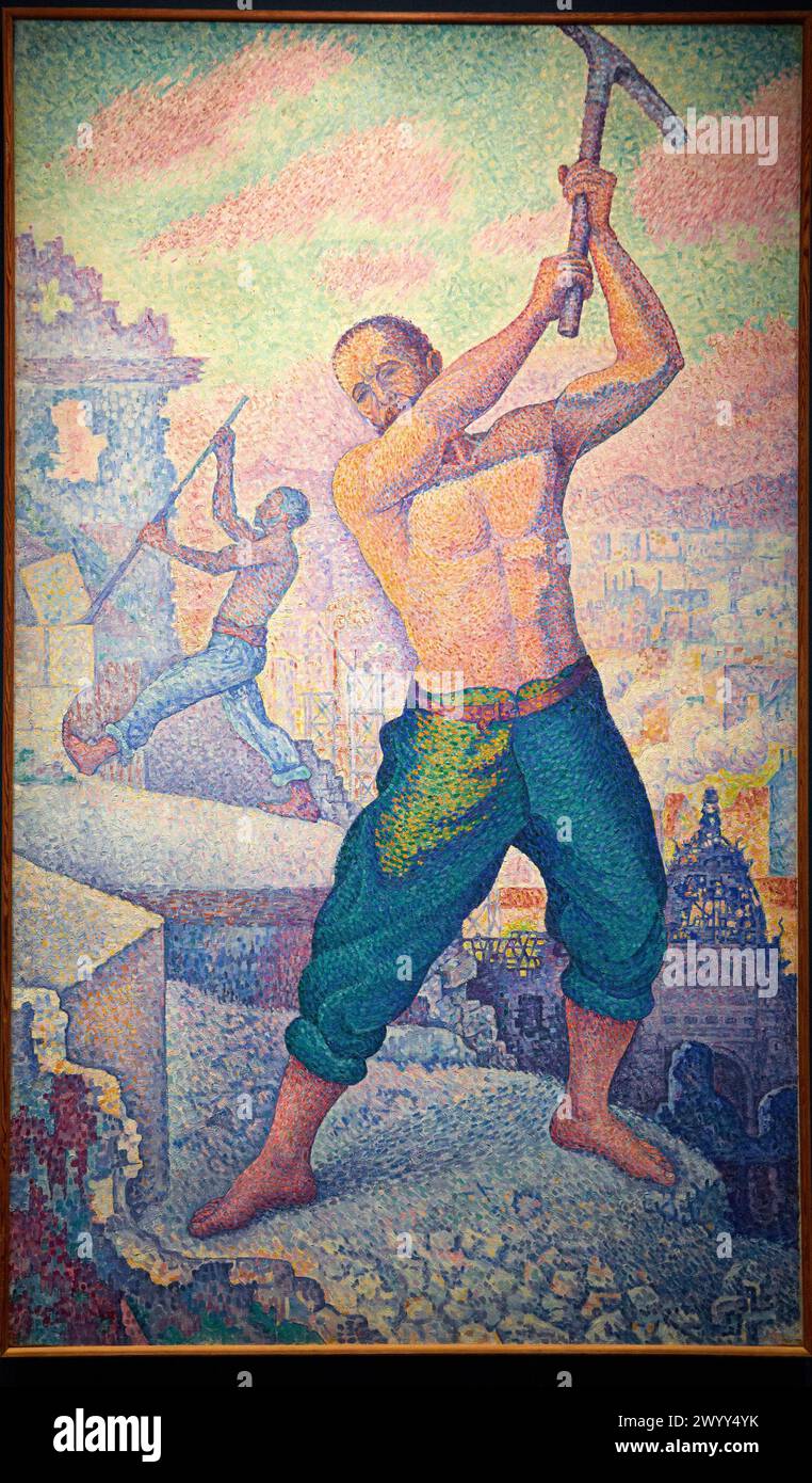 'Le Démolisseur'. 1897-1898. Paul Signac. Musée d'Orsay. Orsay Museum ...