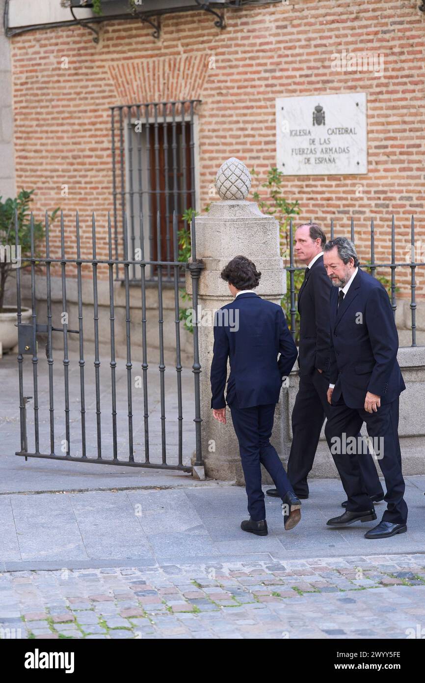 Madrid. Spain. 20240408, Bruno Gomez-Acebo attends Mass Tribute For ...