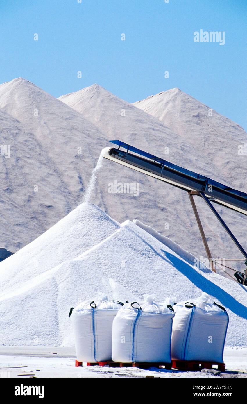 Salt industry. Santa Pola. Alicante. Spain Stock Photo - Alamy