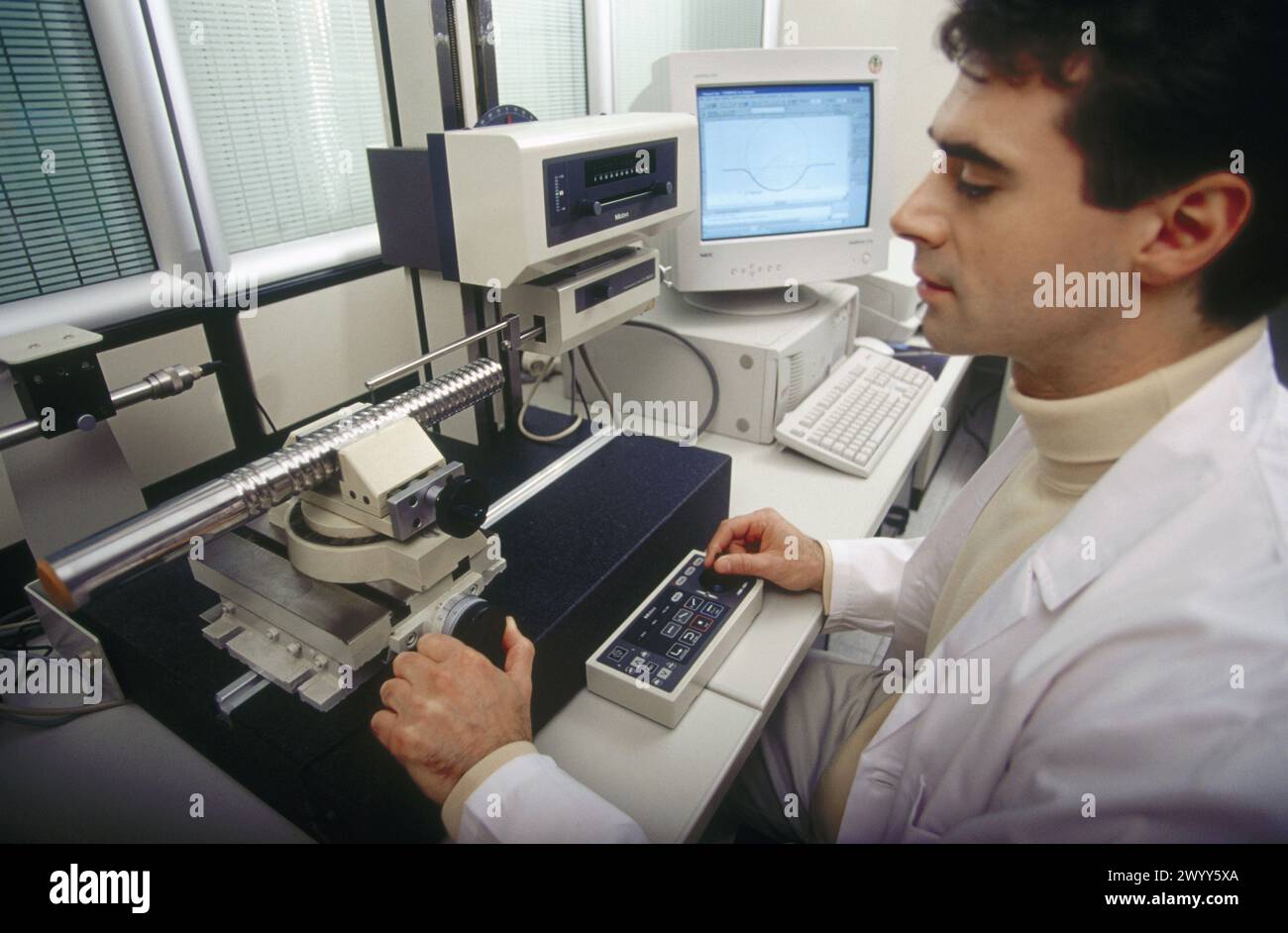 High precision metrology, coordinate measuring machine, car engine ...