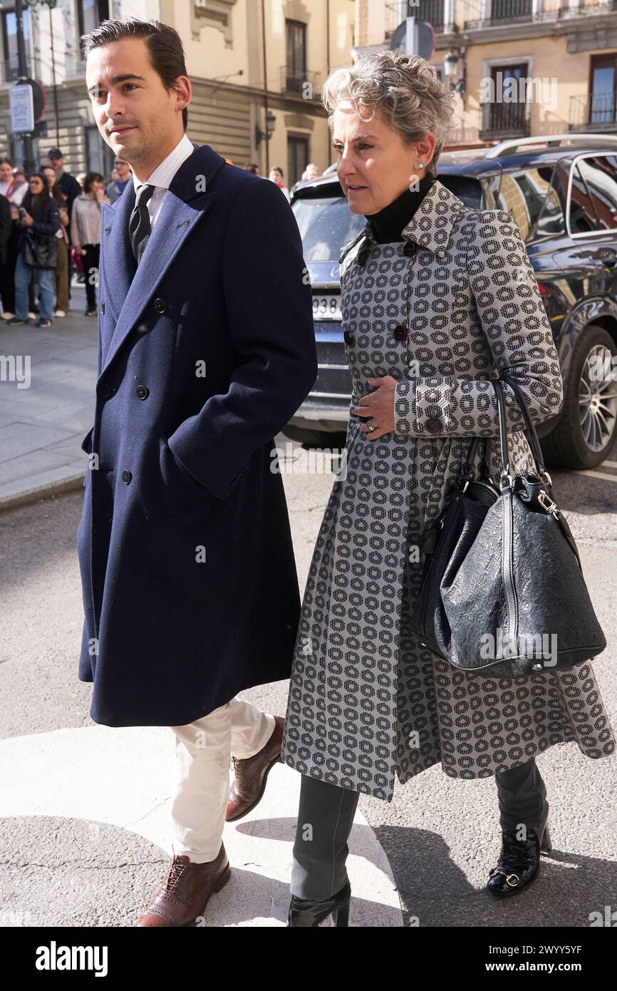 Madrid. Spain. 20240408, Carla Royo Villanova attends Mass Tribute For ...