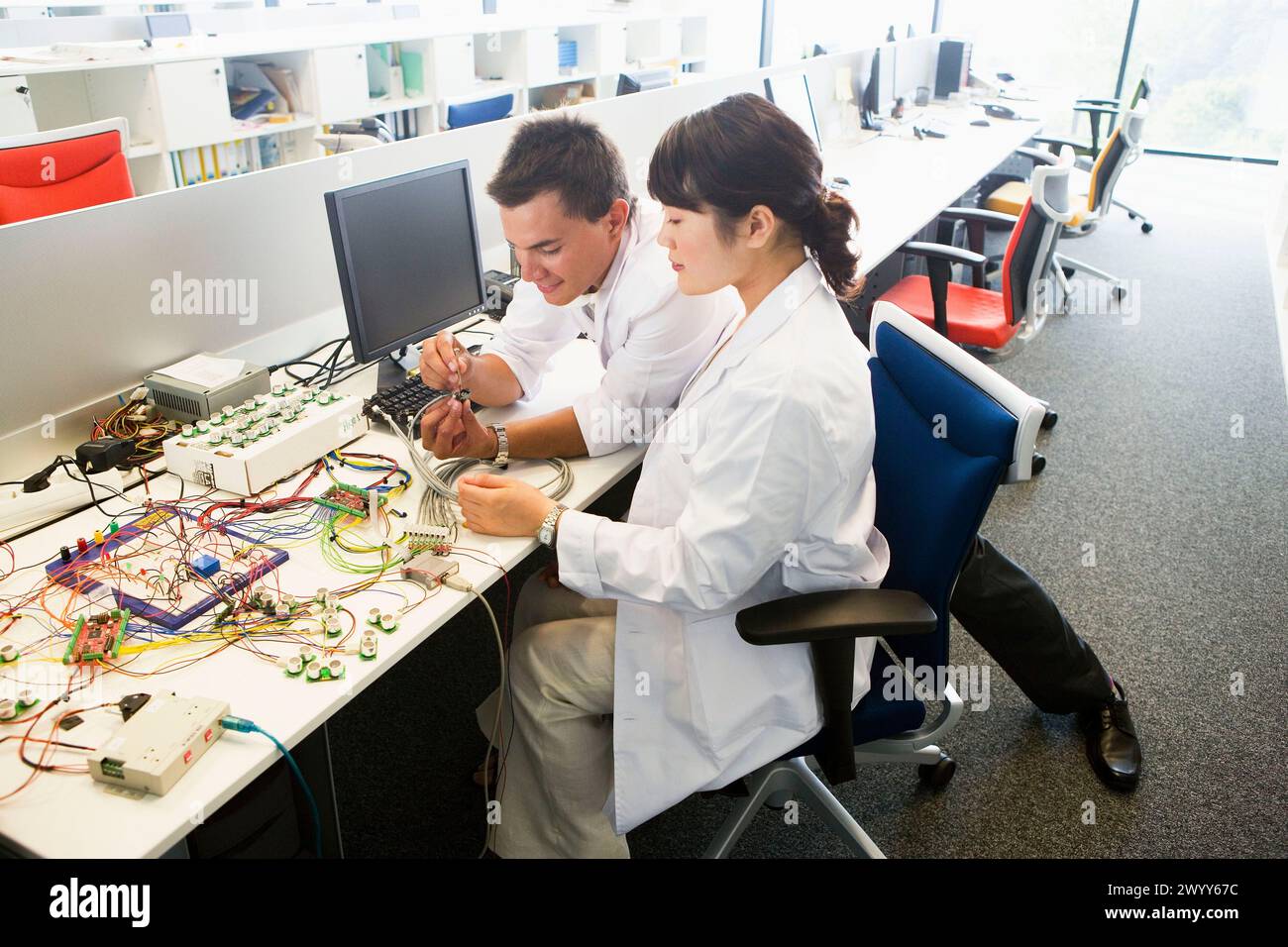 Mobile industrial robots hi-res stock photography and images - Alamy