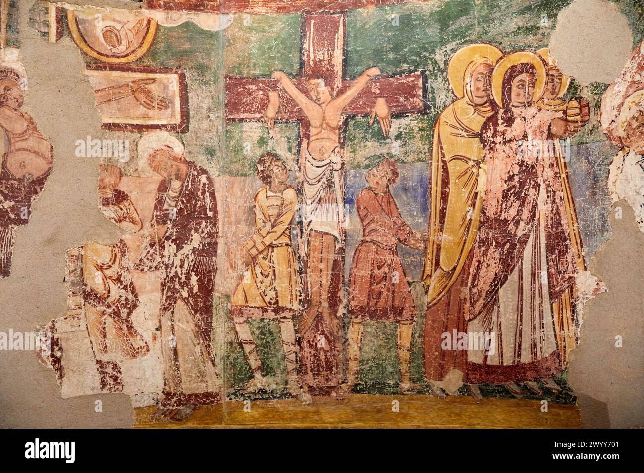 Pinturas murales de la iglesia de los Santos Julian y Basilisa en ...