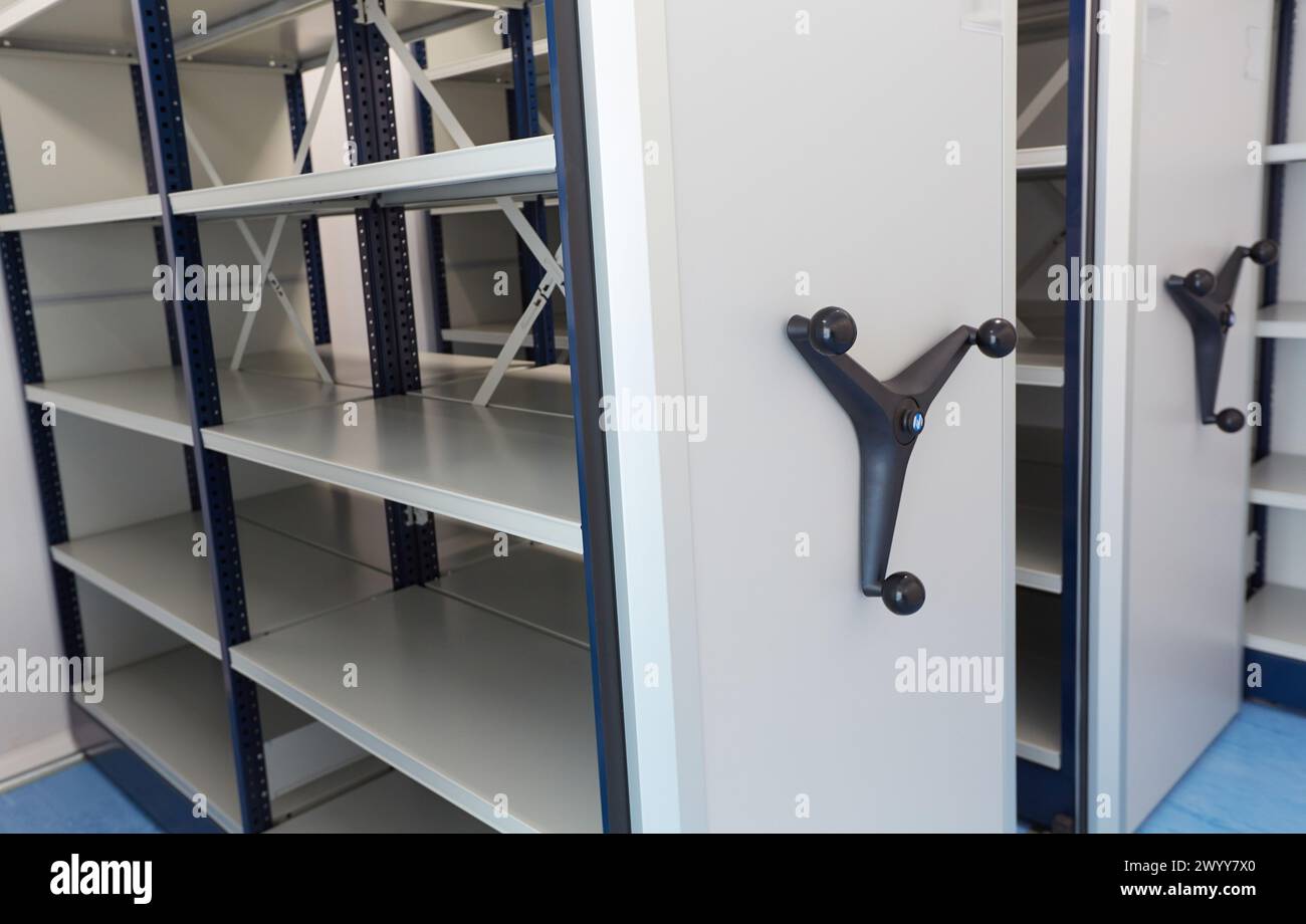 File cabinet. Bio pharmaceutical laboratory. Empty chemical laboratory ...