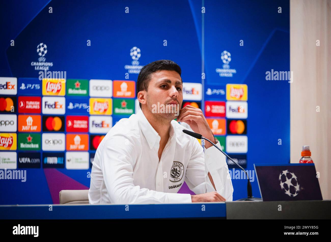 Madrid, Madrid, Spain. 8th Apr, 2024. Rodrigo Hernandez Cascante (Rodri ...