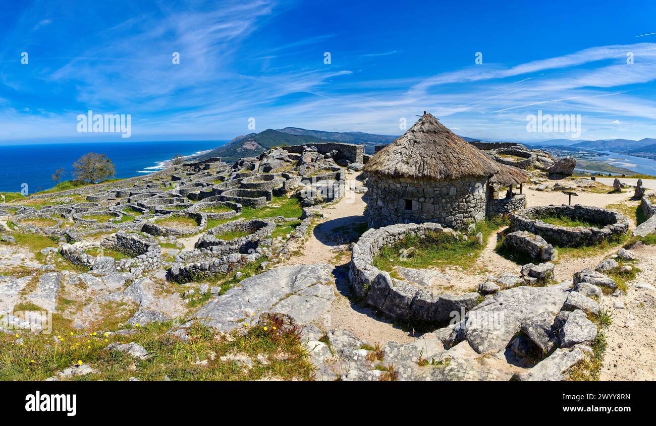 Celtic village, Santa Tecla mountain, Castro of Santa Trega, A Guarda ...