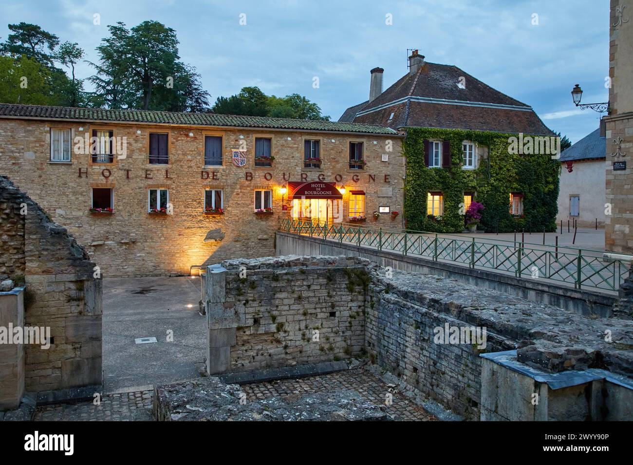Ruins of ancient Abbey of Cluny, Cluny, Saone-et-Loire Department ...