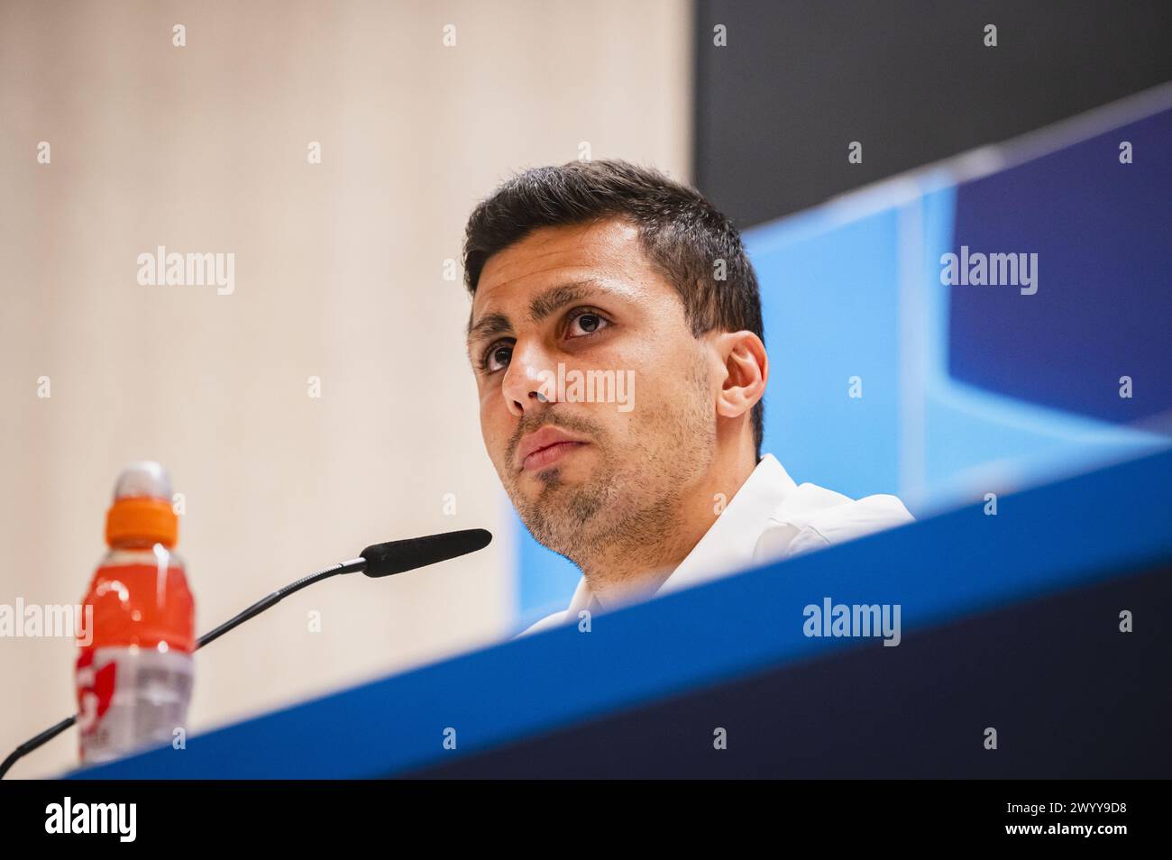 Madrid, Spain. 08th Apr, 2024. Rodrigo Hernandez Cascante (Rodri) of ...
