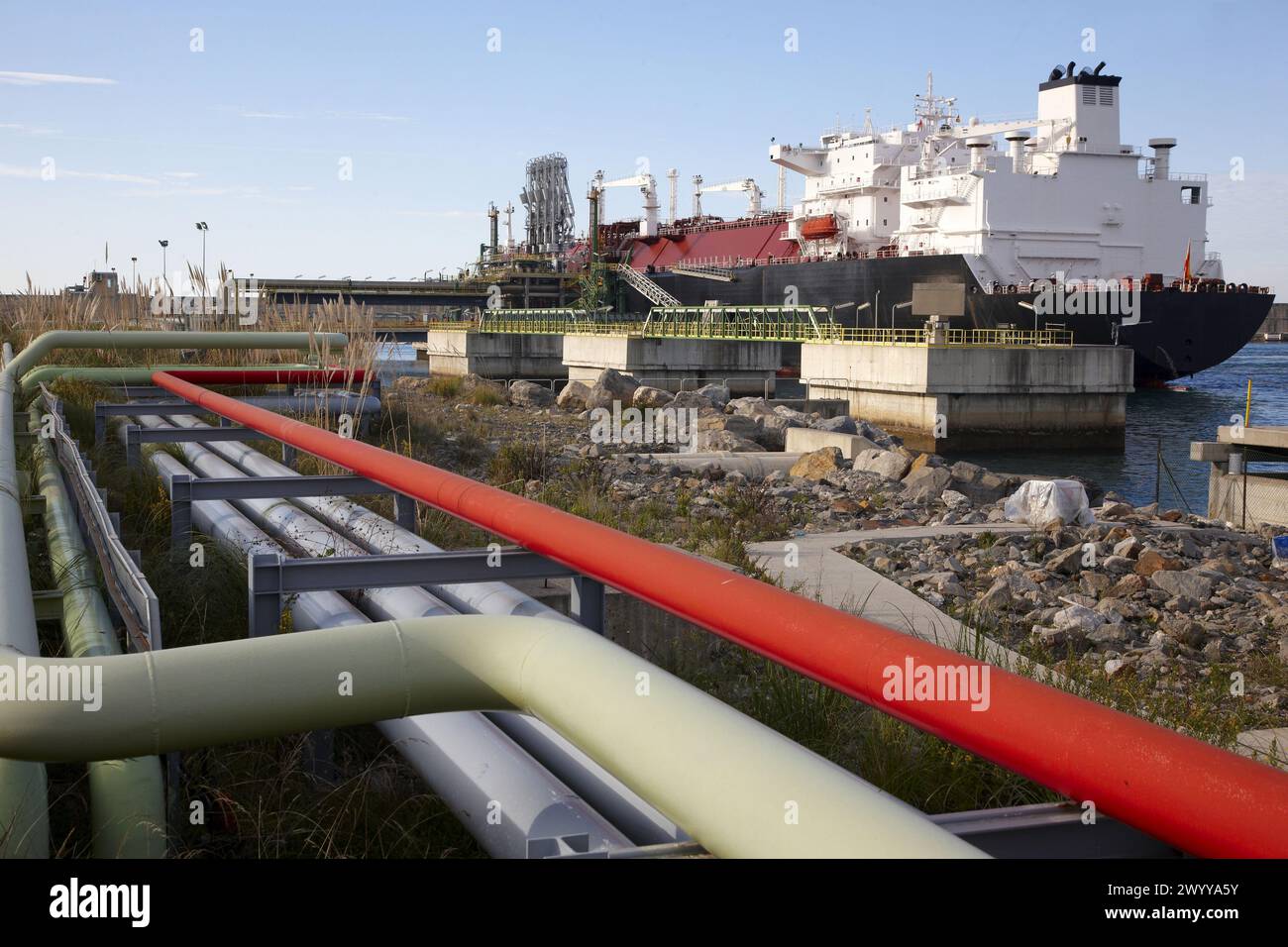 Natural gas pipelines spain hi-res stock photography and images - Alamy