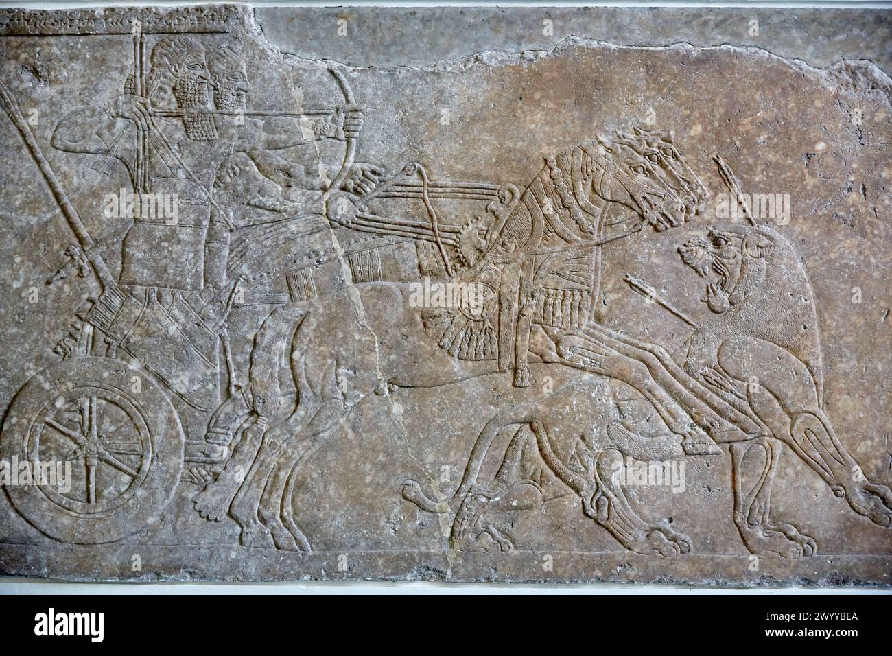 Palace Relief, Reconstruction of Assyrian Palace, Pergamon Museum ...