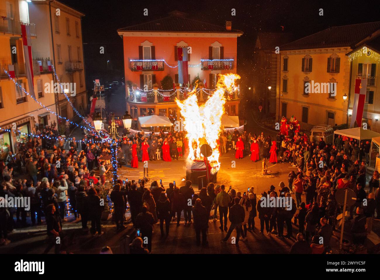 Serina Italy 17 March 2024: Popular festival to eliminate winter and ...
