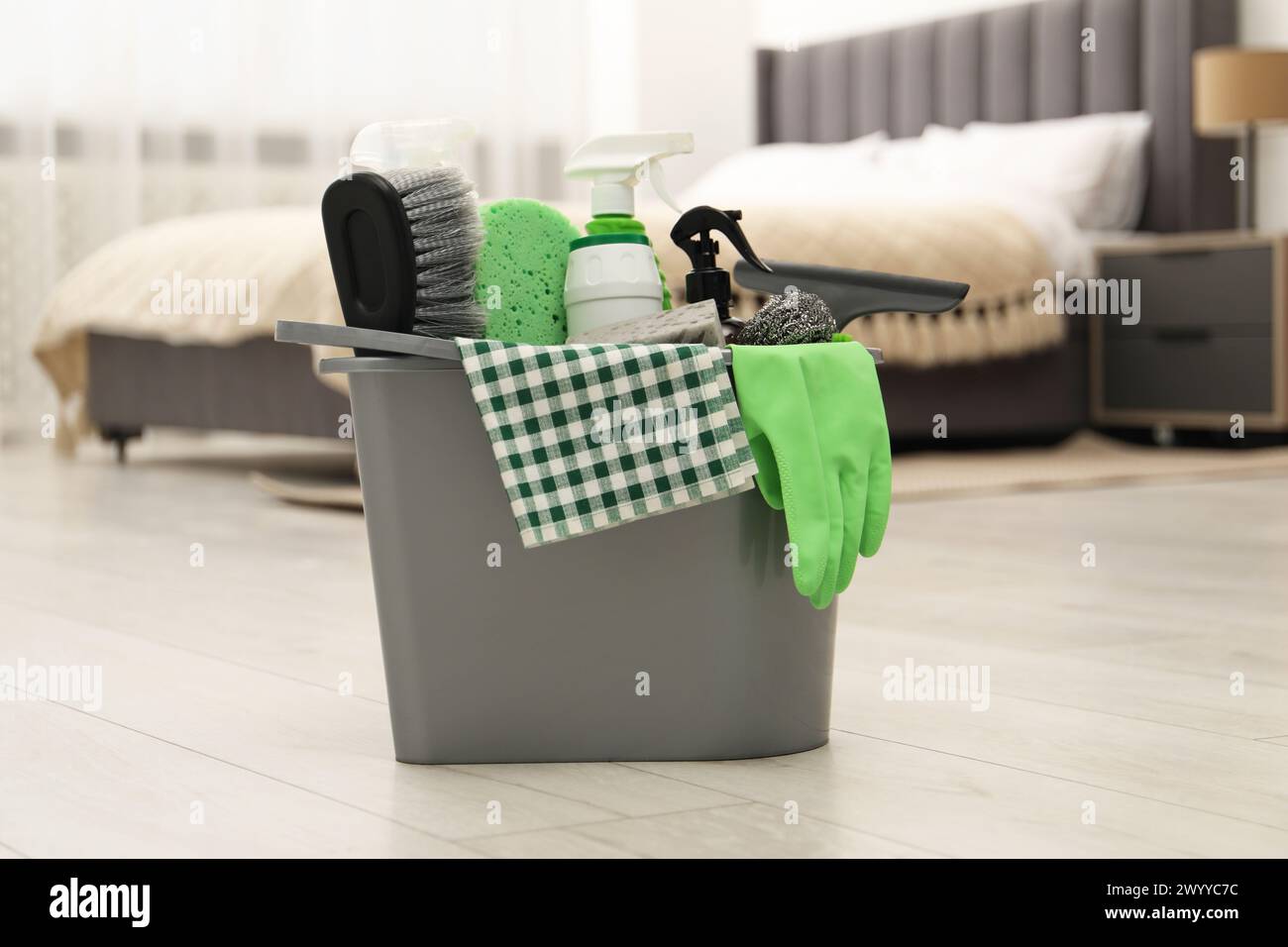 Bucket on floor hi-res stock photography and images - Alamy