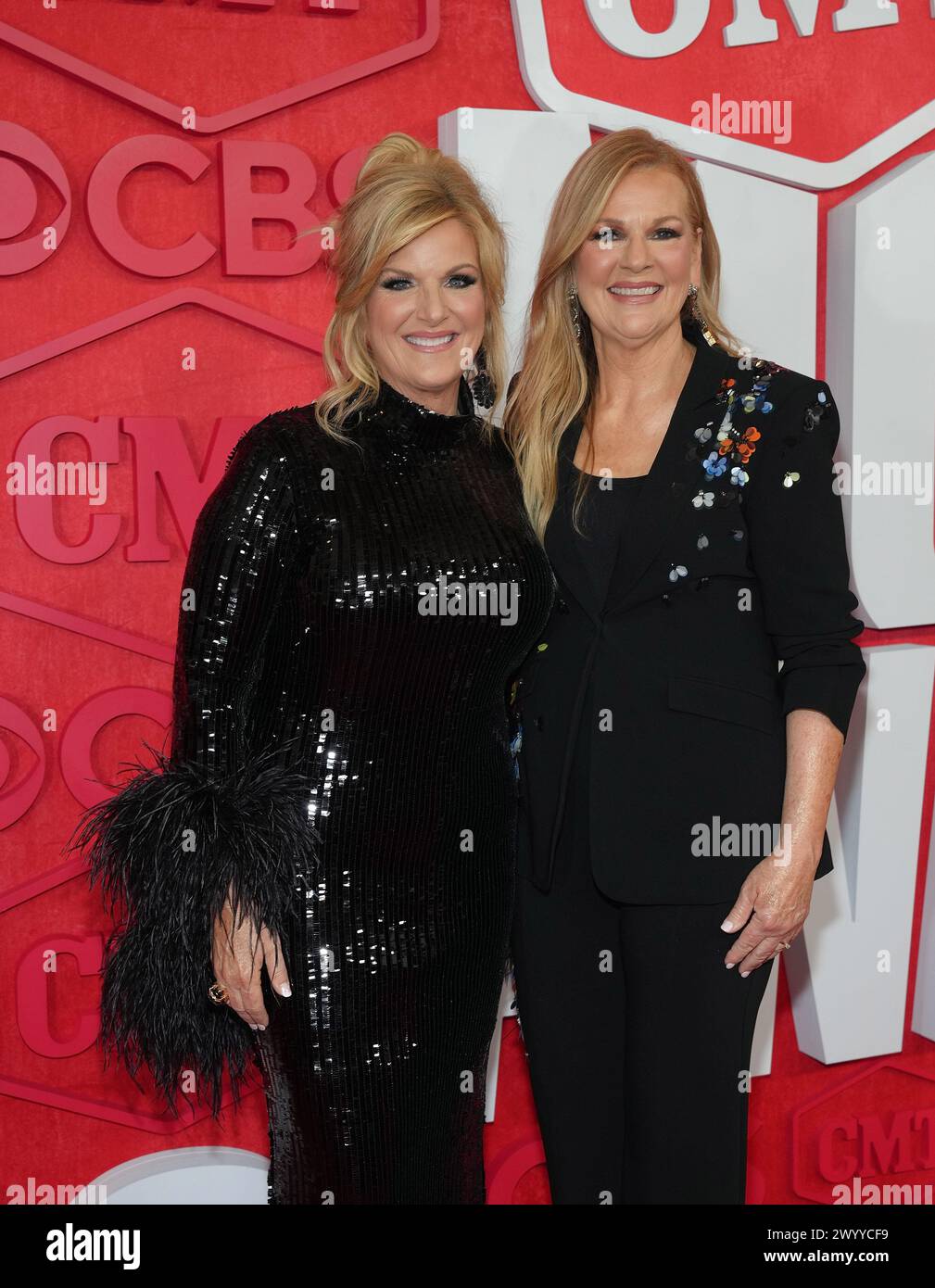 Trisha Yearwood and Beth Bernard attend the 2024 CMT Music Awards at ...