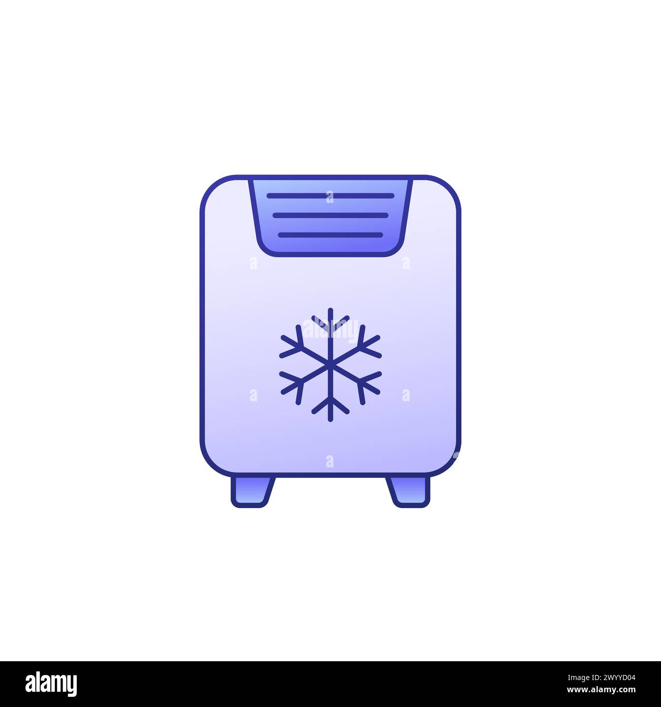 air conditioner, mobile ac icon with outline Stock Vector Image & Art ...