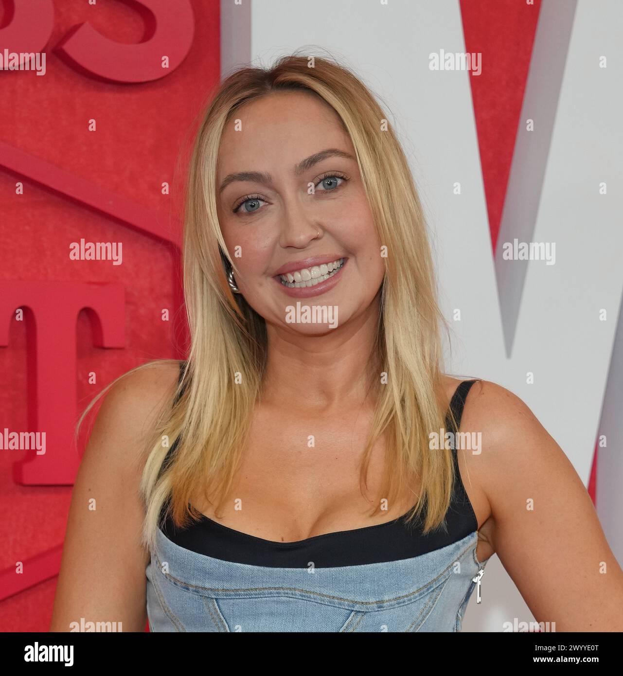 Brandi Cyrus attends the 2024 CMT Music Awards at Moody Center on April ...